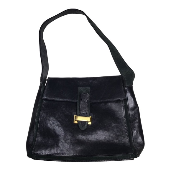 Claudia Firenze | Bags | Claudia Firenze Leather Bag Hunter Green Black ...